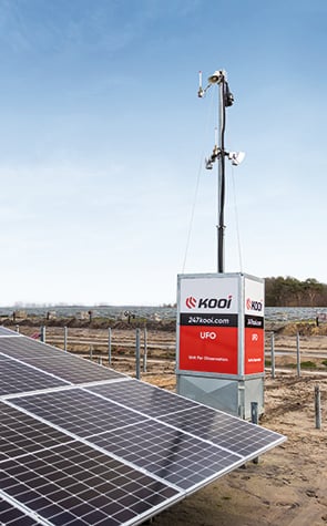 Construction site video surveillance | Kooi Camera Surveillance