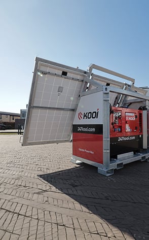 Solar Power Unit - Bæredygtig strømløsning drevet af solenergi | Kooi